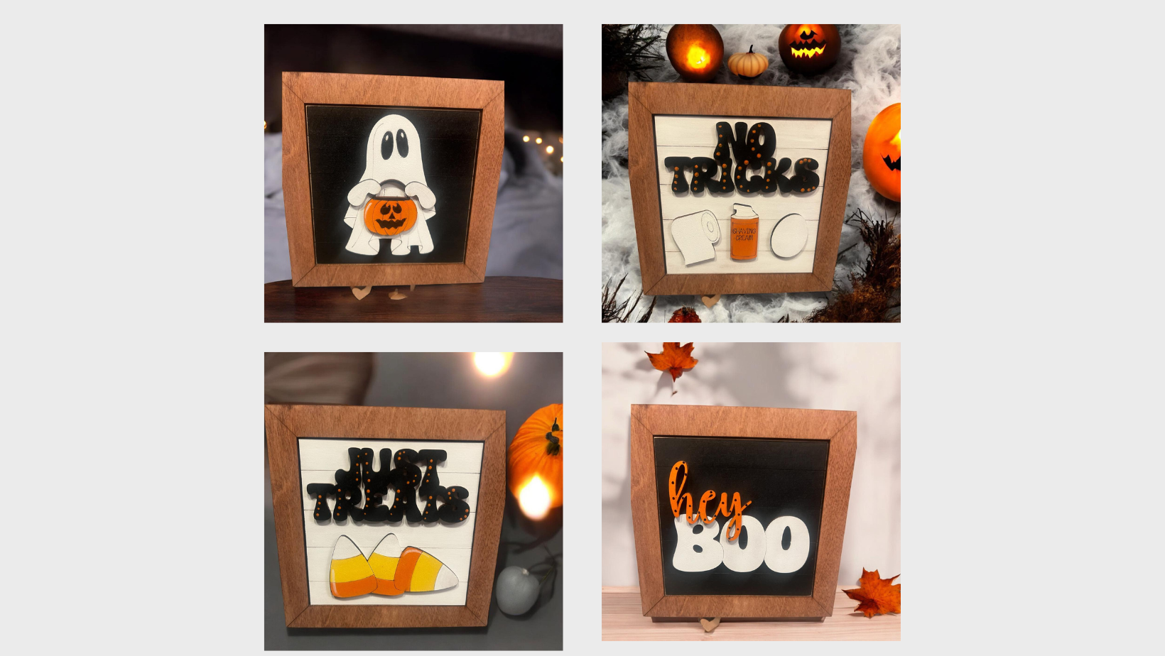 Halloween 4 (Ghosts) Tiles – Hop In and Create